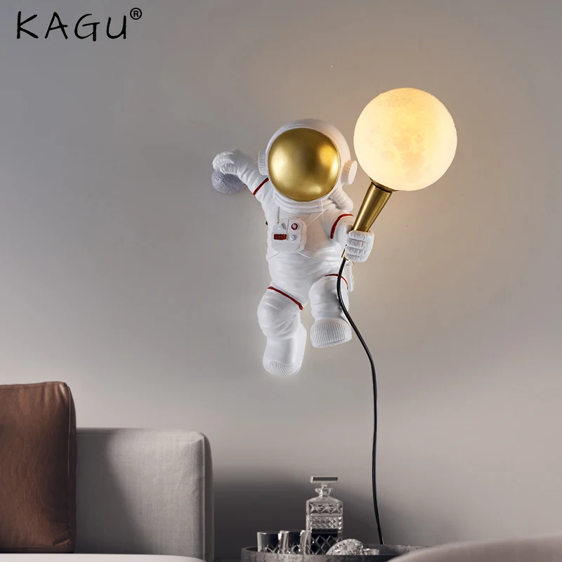 Astronaut-Wall-Lamp-3D-Moon-Planet-Lamp-Creative-Spaceman-Table-Lamp ...