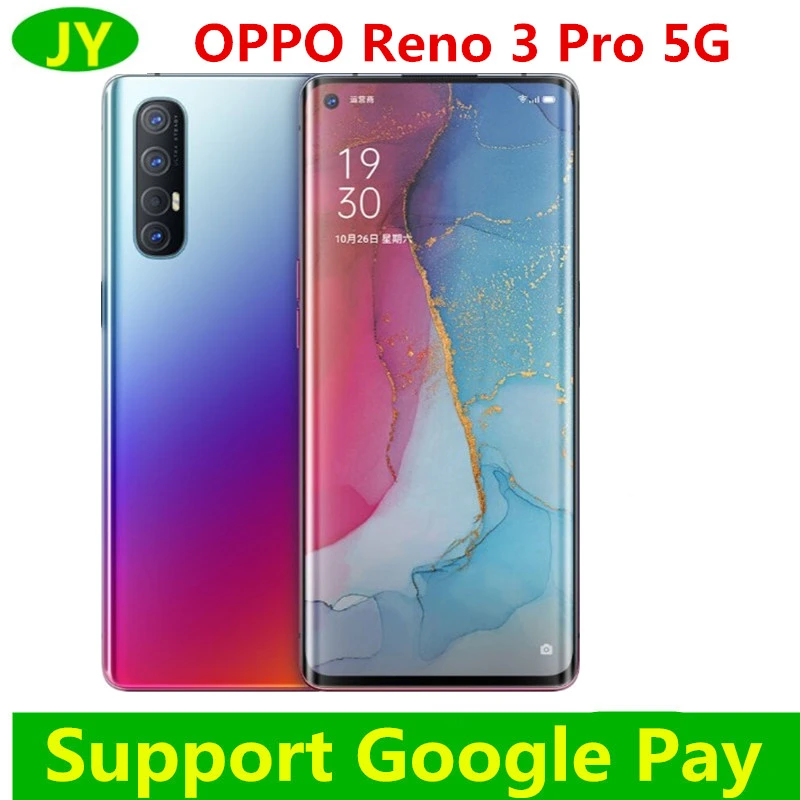Original Oppo Reno 3 Pro 5g Smart Phone Snapdragon 765g Octa Core 12g Ram 256g Rom 5 Cameras ...