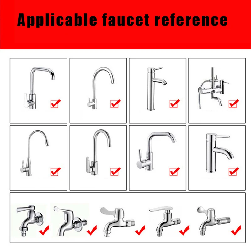 Rotatable Universal Faucet Anti Splash Basins Tap Adjustable Tap ...