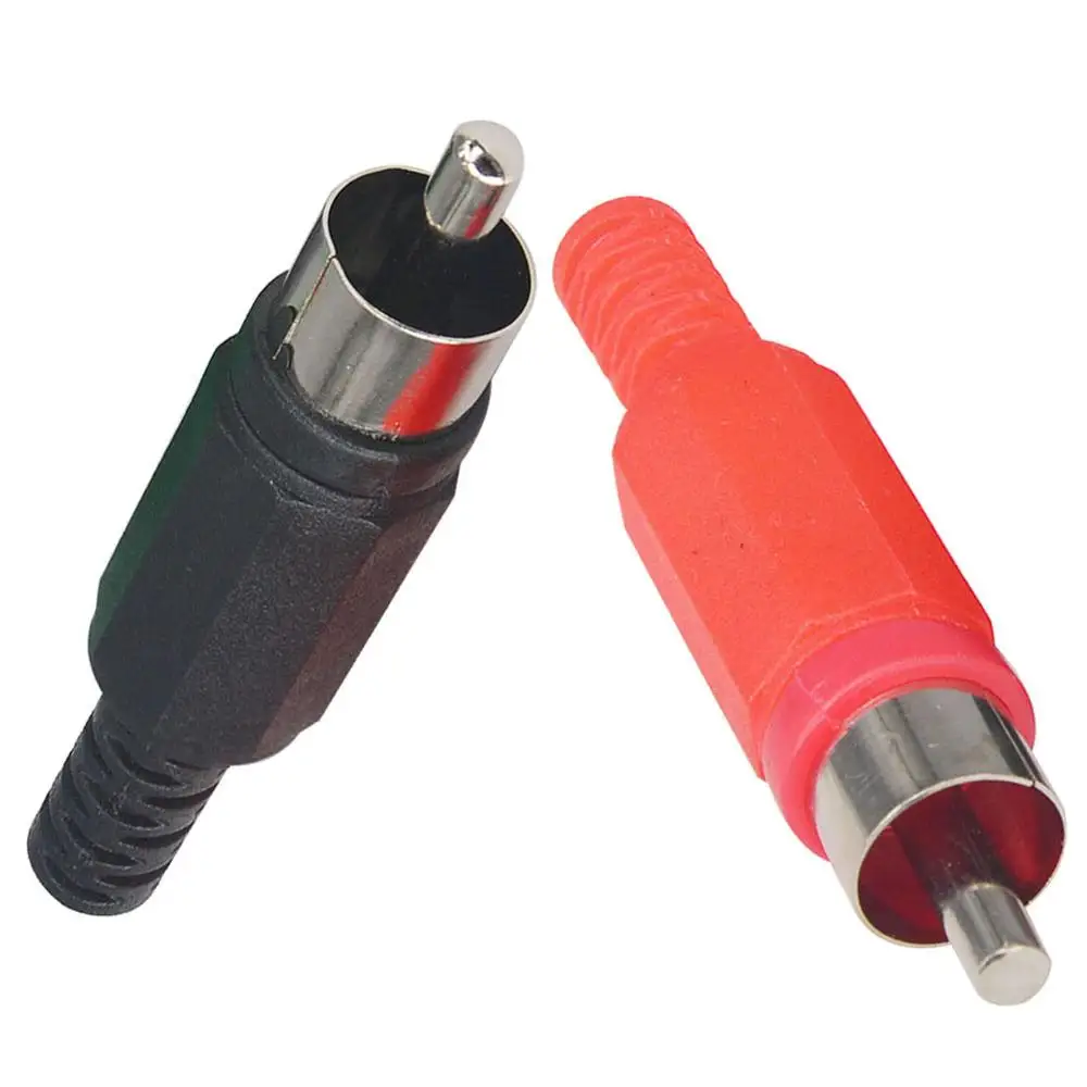 10 pieces RCA Phono Connectors PHONO JACK Cable Assemblies Industrial ...