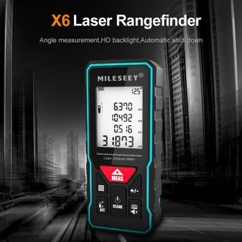 Mileseey X5/X6 40M 100M Professional Laser Trena Rangefinder ...