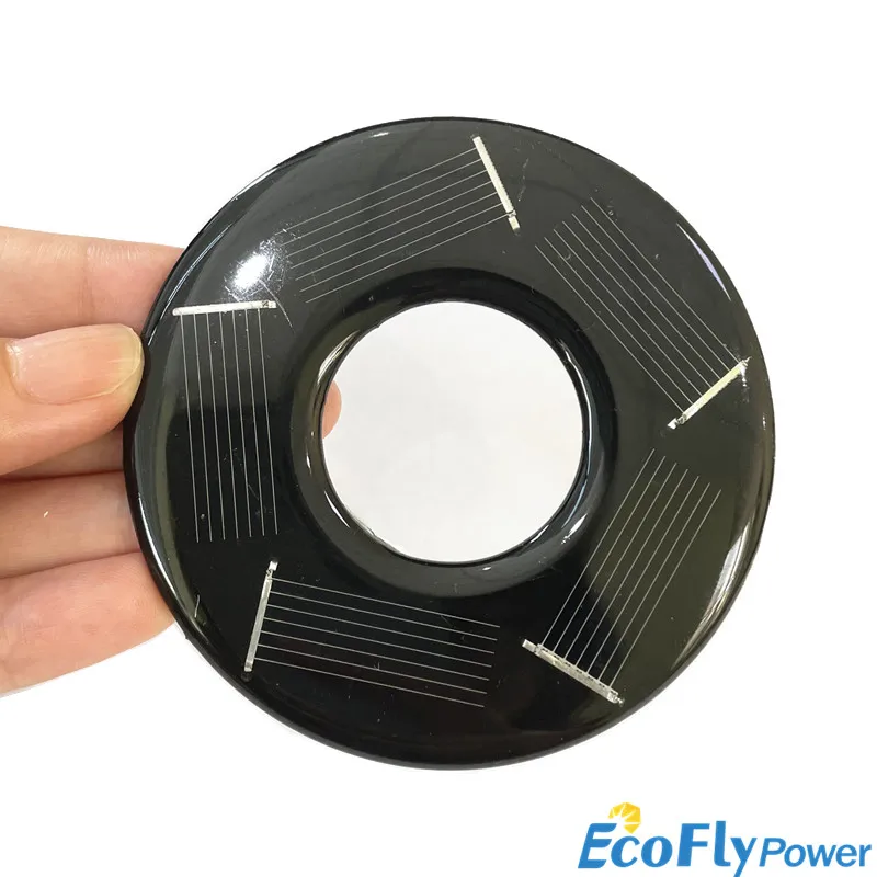Solar-Power-2-5V-80mA-DIY-Mini-Mono-Solar-Cell-Module-Circle-Round ...