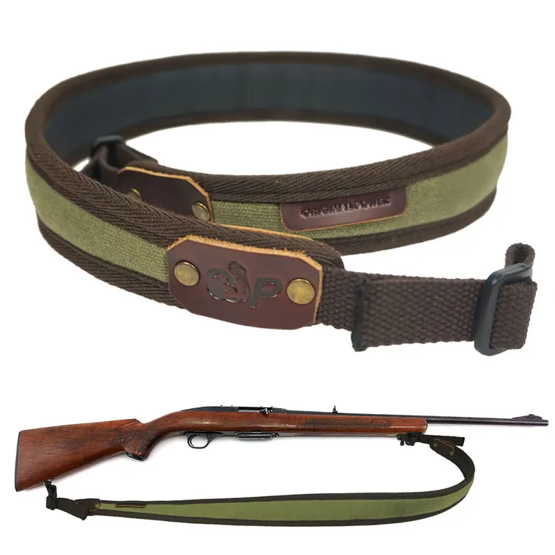 Tactical Shotgun Rifle Straps Waxed Canvas Bindings Shoulder Adjustable ...