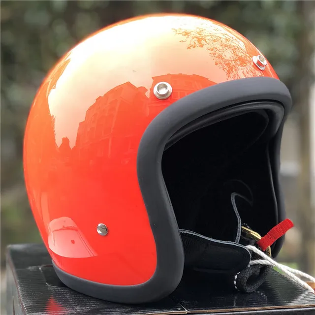 Glass-Fiber-Vintage-Thin-Motorcycle-Helmet-500TX-Retro-Scooter-Jet-Open ...