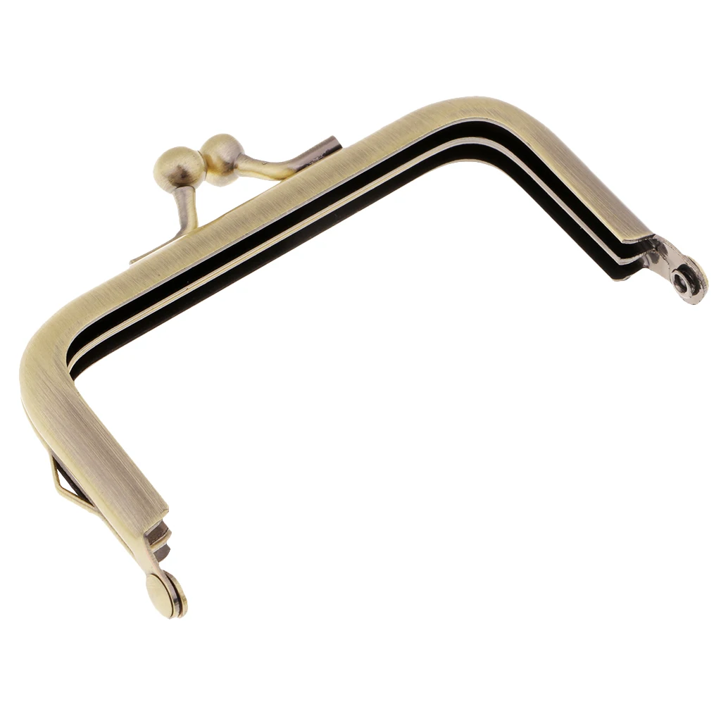 Metal-Purse-Frame-Clutch-Handle-Bag-Kiss-Clasp-Rectangle-Lock-Crafts-8 ...