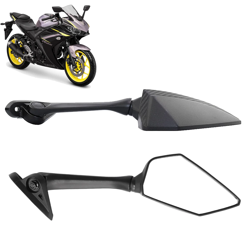 Motorcycle-Rear-View-Mirror-Rearview-Side-Mirrors-For-Yamaha-YZF-R3-R25 ...