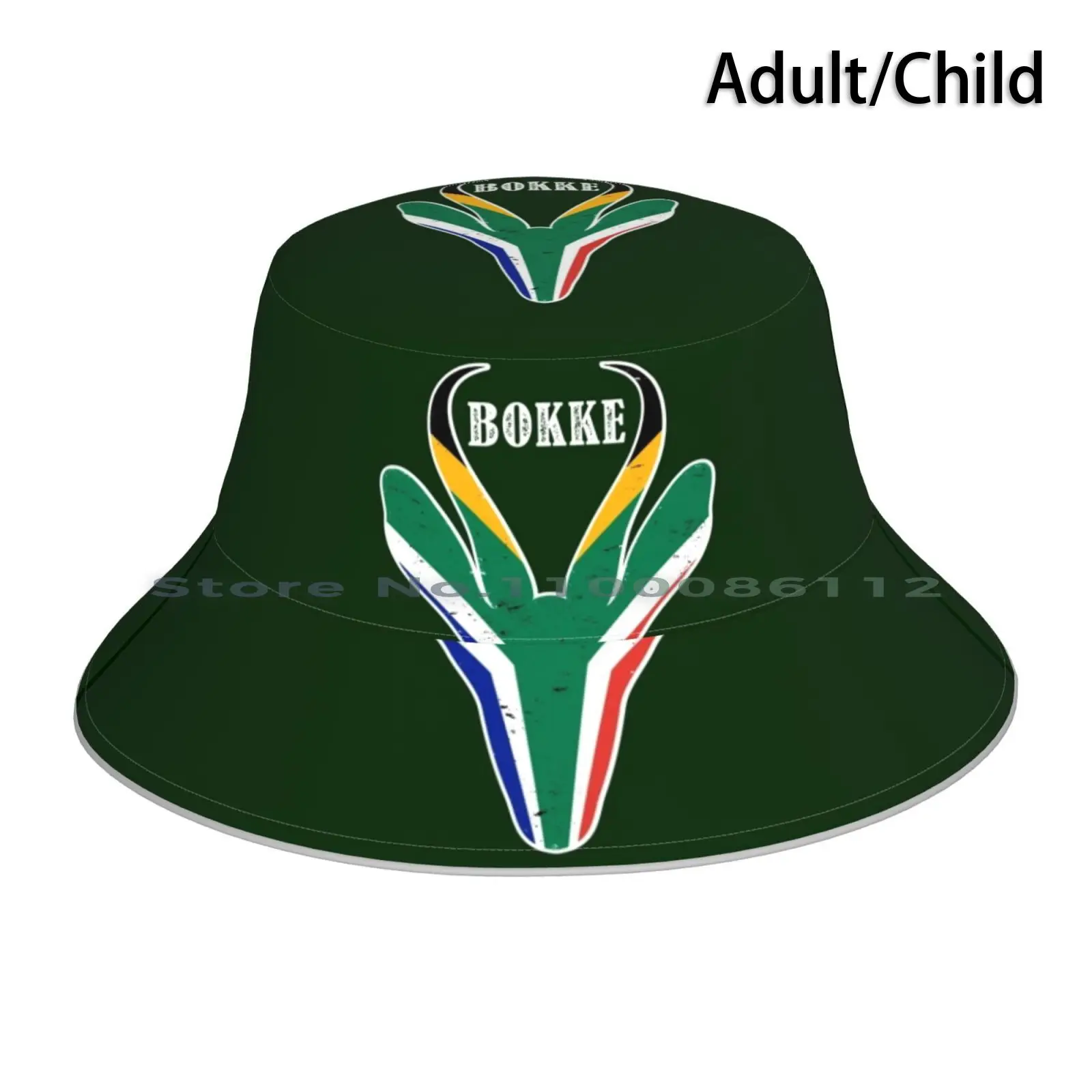 South-African-Rugby-Springbok-Bokke-Bucket-Hat-Sun-Cap-South-Africa ...