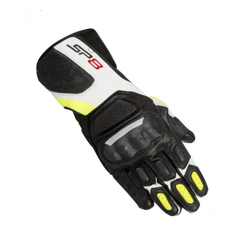 Other Motorcycle Parts - 4 colors 100% leather gloves SP8 V2 motorcycle racing gloves GP PRO ...