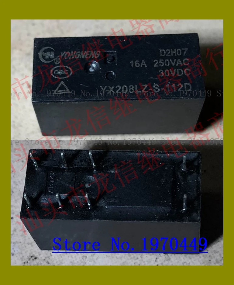 YX208LZ S 112D 115F 1C 8P 12V|릴레이| - AliExpress
