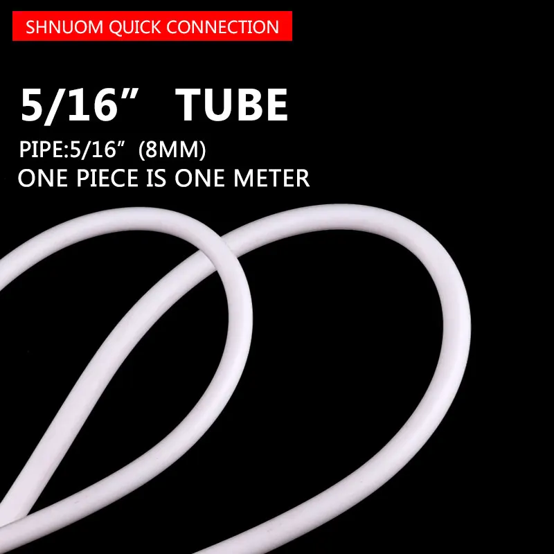 White 5/16" PE Pipe Quality Food Grade Flexible Hose 5/16 Inch Tube For ...