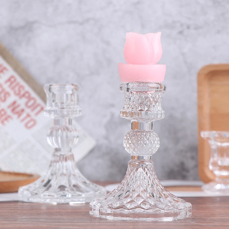 Glass-Candle-Holder-para-Tealight-Casti-al-Retro-Jantar-Rom-ntico ...
