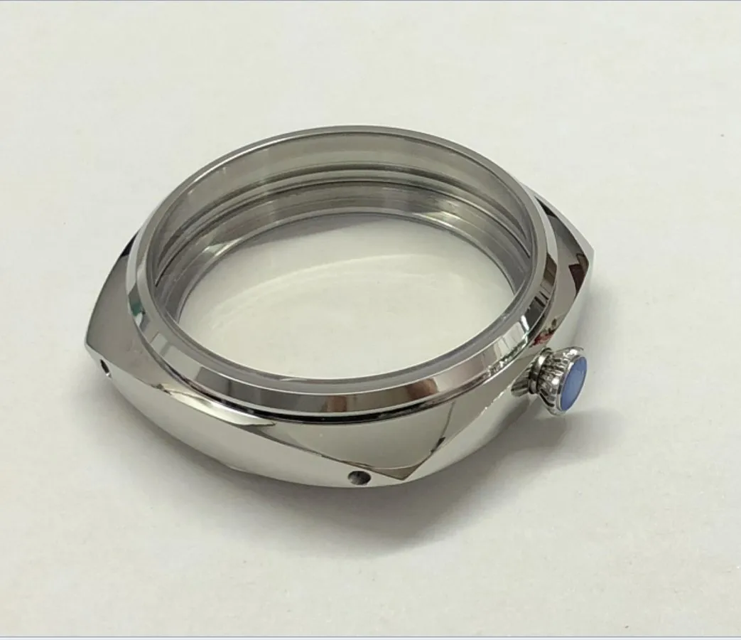 47mm High quality 316L Stainless steel watch cases carving Decorative ...