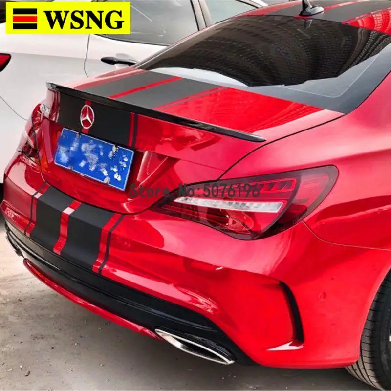For Mercedes Benz CLA Spoiler Rear Trunk Wings Spoiler cla 200 250 260 ...