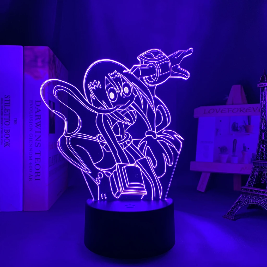 Lâmpada 3d de decoração de aniversário sujo de luz led, anime my hero ...