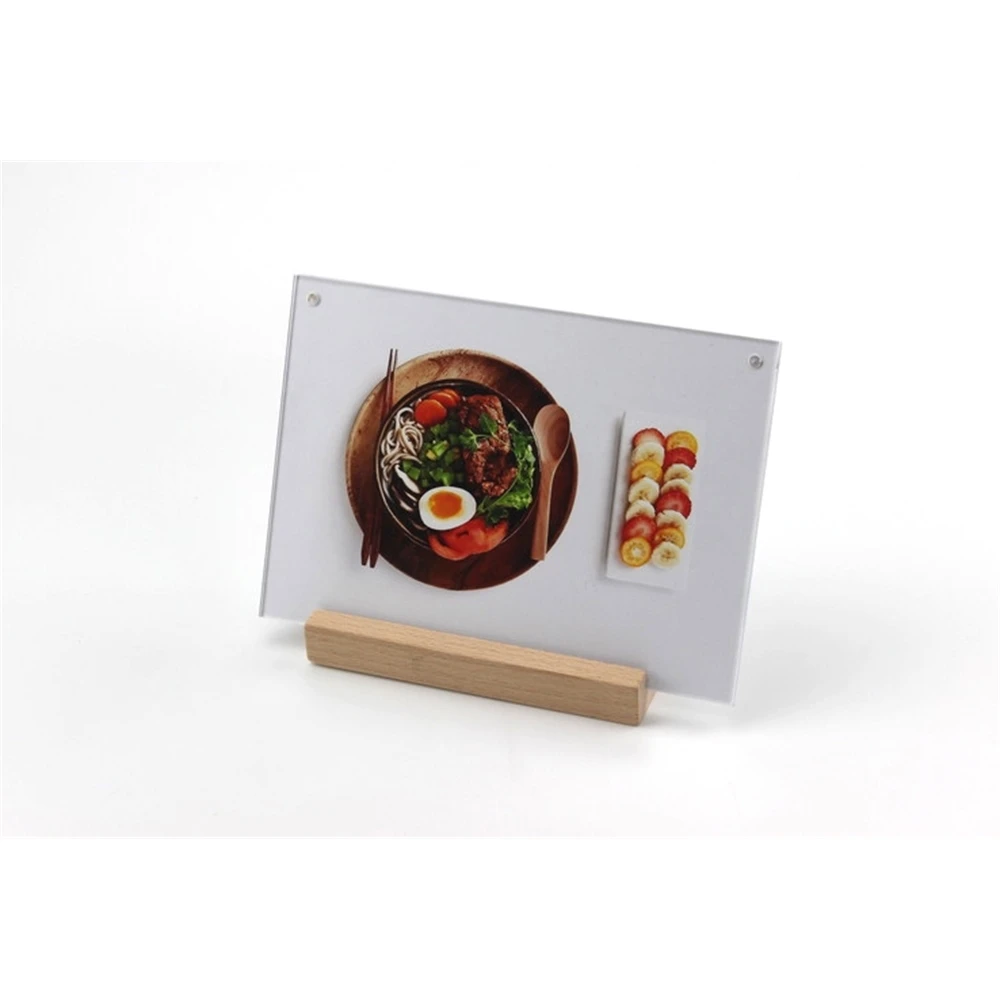 10 Pcs 150*100mm A6 Table Poster Sign Stand Wood Picture Photo Frame ...