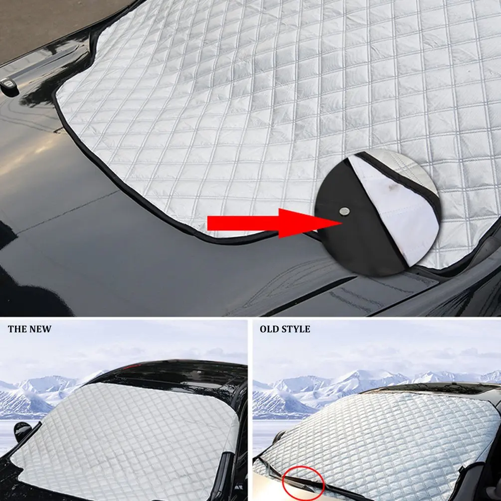 Car Sun Block Sunshade Front Windshield Anti-Snow Cover Magnetic Sun Block