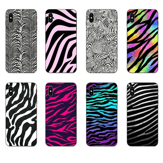 Neon Zebra Print Wallpaper