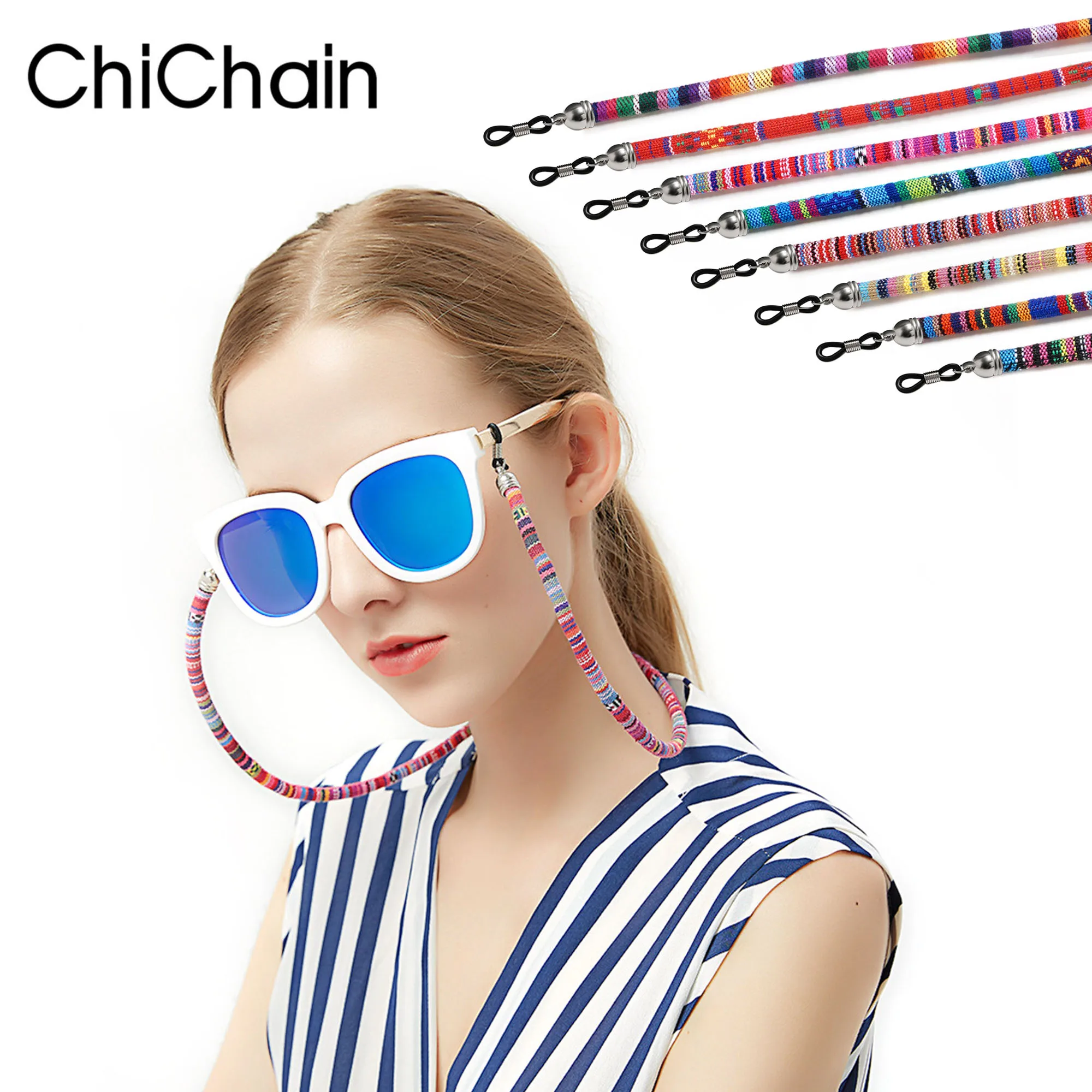 Eyeglasses Printing Thick Ropes 6mm diameter Sunglasses Lanyard On the ...