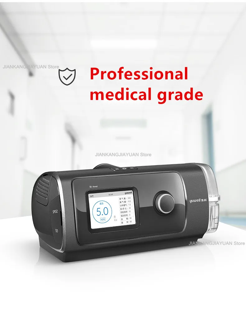 Yuwell YH-820 Cpap Machine Bi-level Sleep Apnea Machine Auto Cpap Medical Breathing Apparatus ...