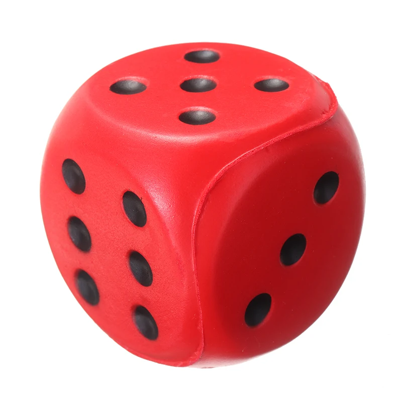 1pc-6cm-Blue-Yellow-Orange-White-Green-Red-Big-Sponge-Dice-Solid-Color ...