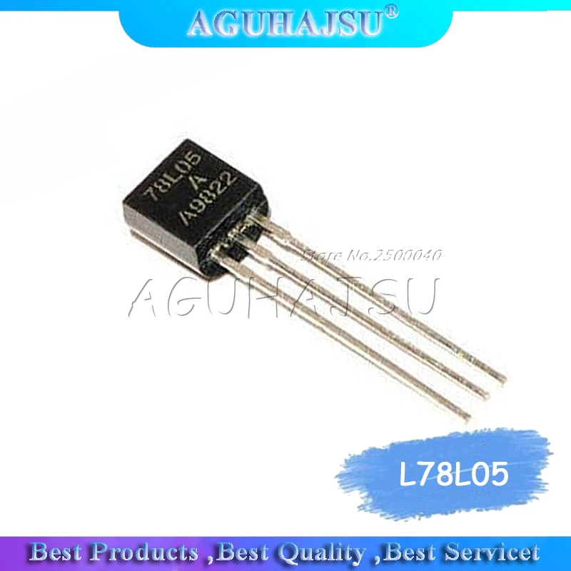 50pcs 78l05 L78l05 Voltage Regulators 5.0v 0.1a Positive To-92 New ...