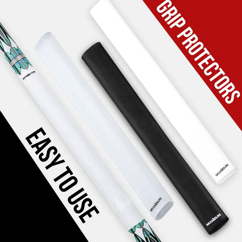 MANDUN-Billiard-Grip-Protector-Pool-Cue-Snooker-Butt-Protectors-Silica ...