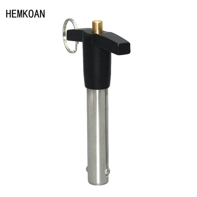 T shaped stainless steel ball head locking pin, safety pin handle stop ...