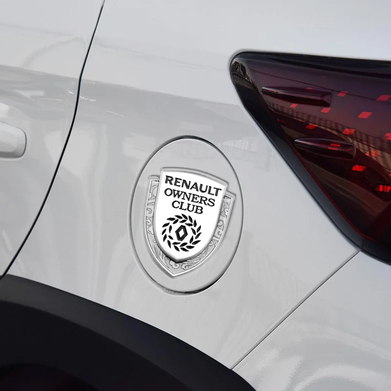 Car Rear Window Badge Decal Metal Side Shield Sticker For Renault ...