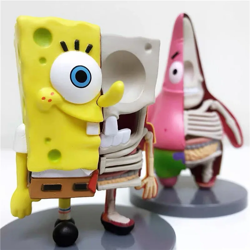 9pcs Mighty Jaxx Jason Freeny Spongebob Patrick Star Squidward ...