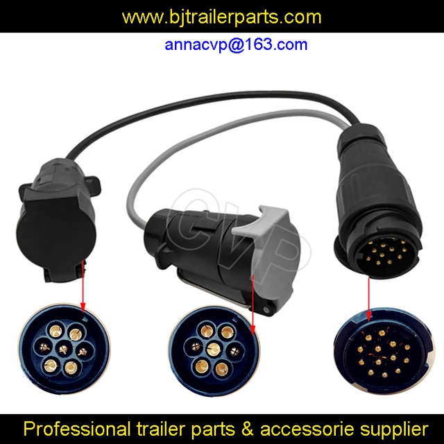 CVP 13 To Pin Trailer Plug Adapter Truck Electric Wiring, 60% OFF
