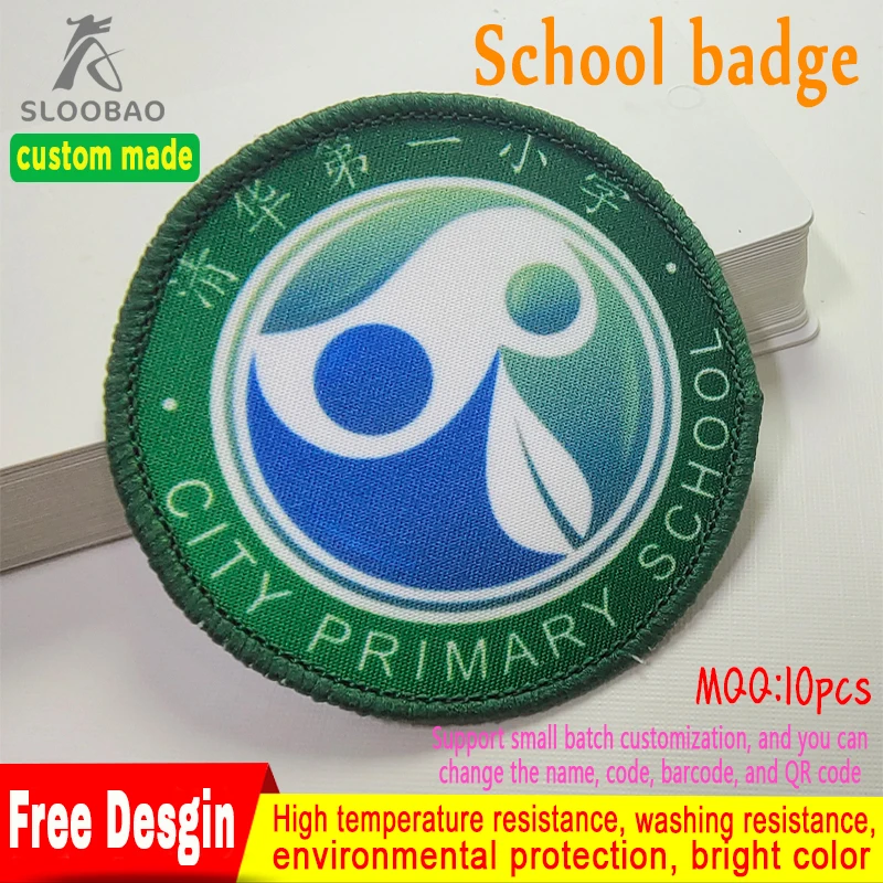 Customized Computer Digital Printing Gradient Logo Emblem Trademark ...