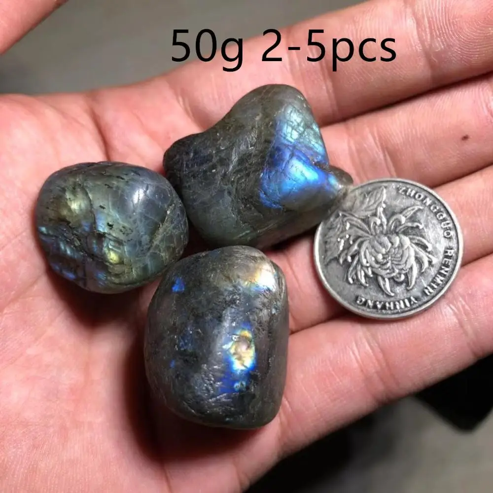 natural labradorite big tumbled stones chakra 100g crystal original ...