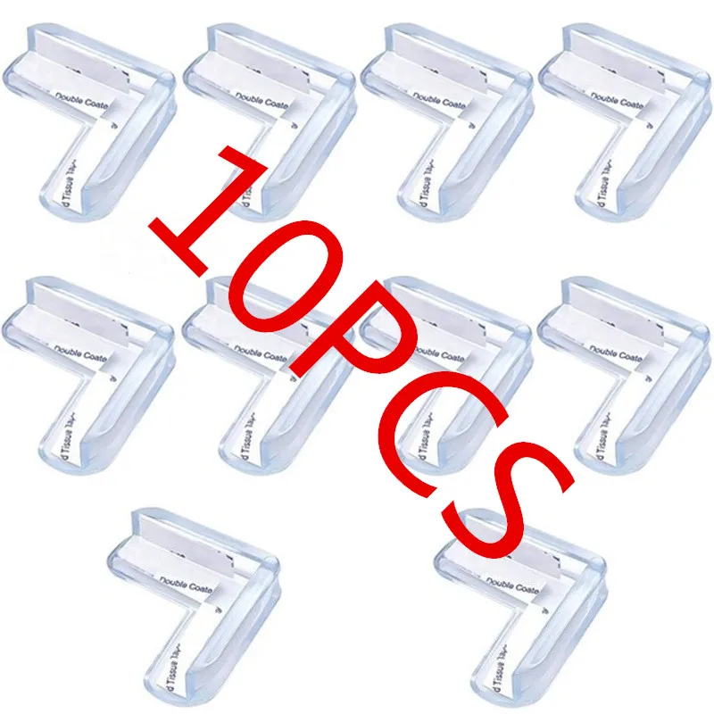 10pcs/lot Kids Soft Clear Table Desk Edge Corner Guards Transparent ...