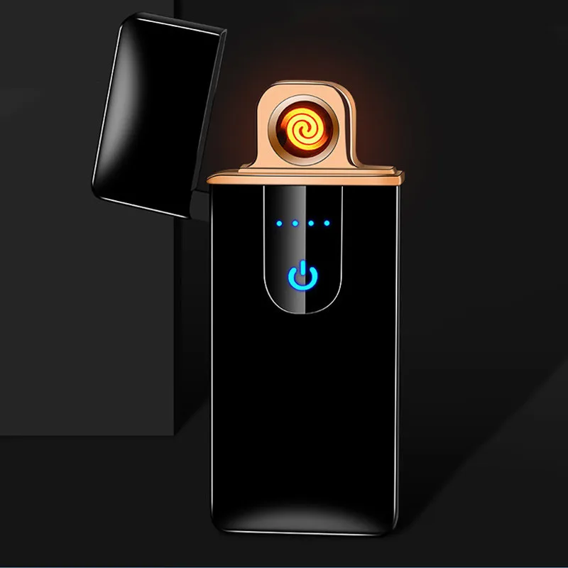 Novelty Electric Touch Sensor Cool Lighter Fingerprint Sensor USB ...