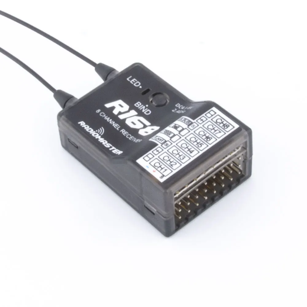 Radiomaster r168 16ch 2.4g frsky compatível com pwm mini receptor com ...
