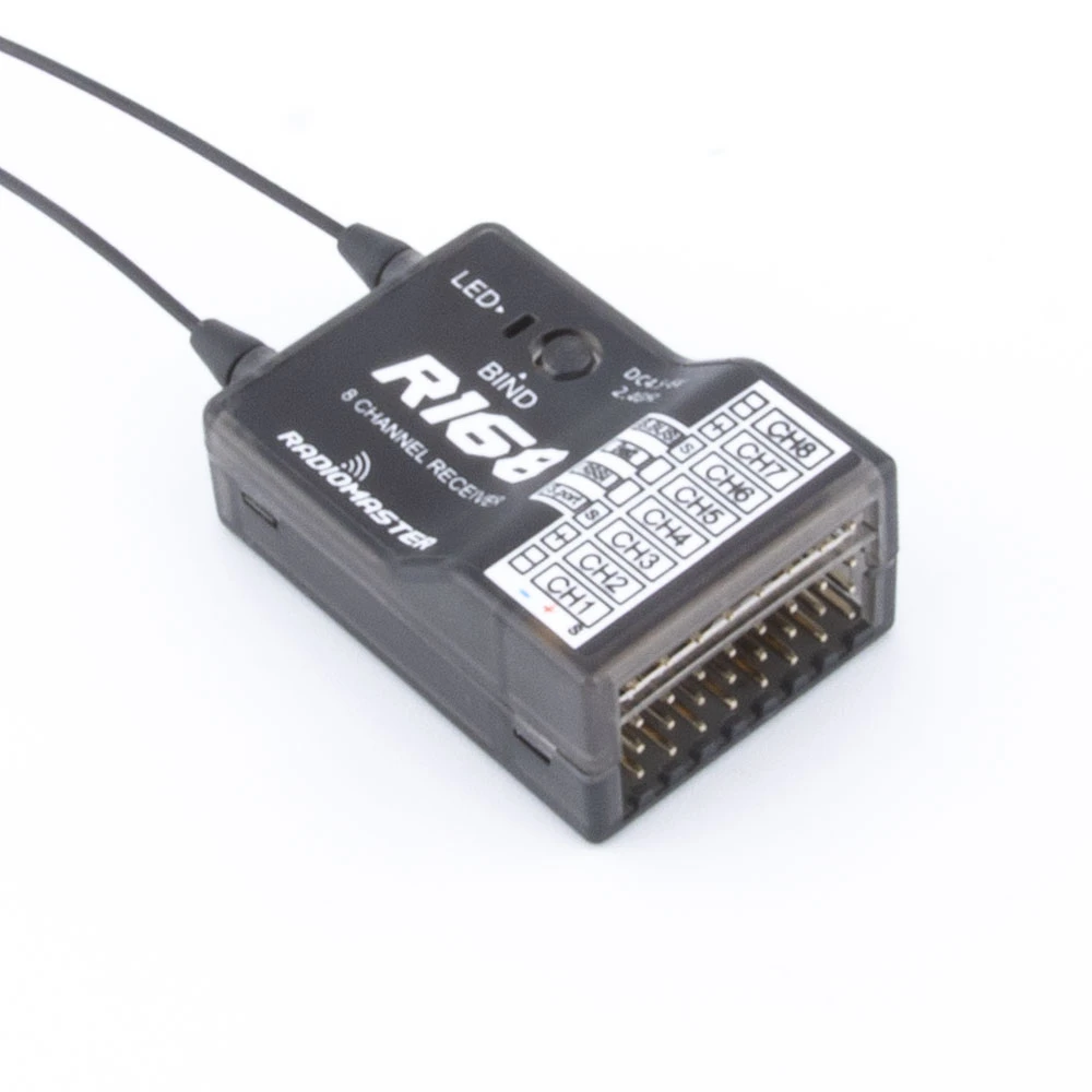 Radiomaster r168 16ch 2.4g frsky compatível com pwm mini receptor com ...