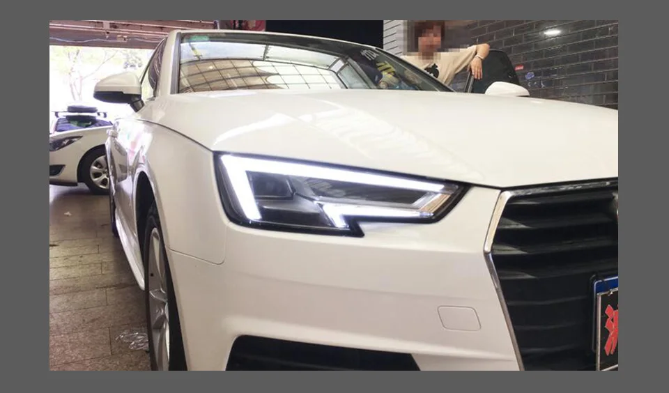 AKD Car Styling for A4 B9 Headlights 2017-2020 A4L RS4 Headlight DRL Hid Head Lamp LED Projector ...