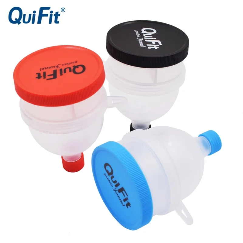 QuiFit 2 Layers Powder Container With Buckle Whey Protein Storage ...