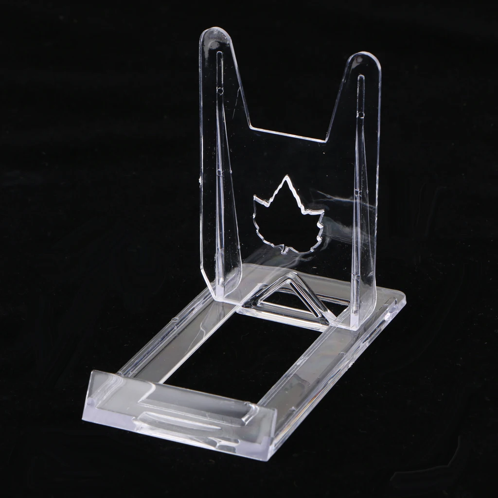Acrylic Easel Display Stand Plate Picture Frame Stand Holder Clear Art ...