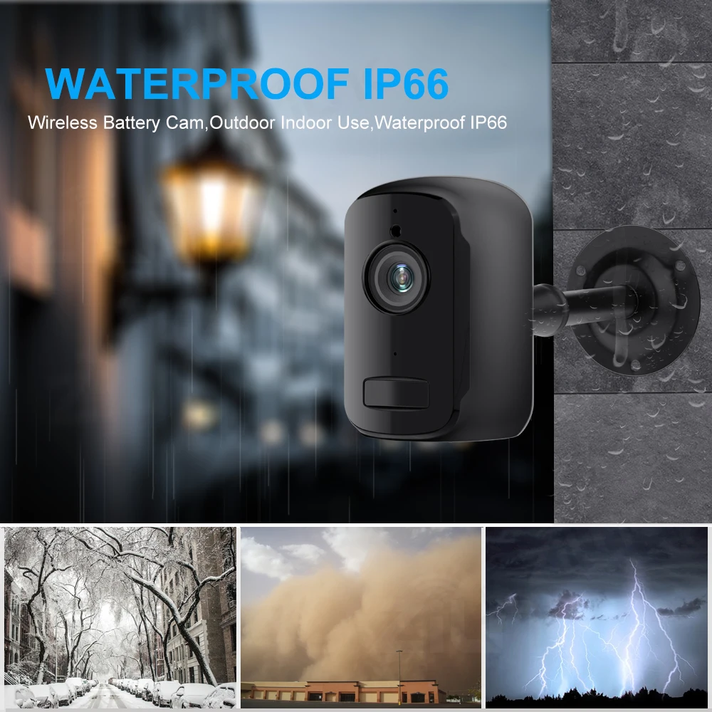 ZILNK IP камера для улицы и помещений 1080P HD беспроводная wifi камера ...