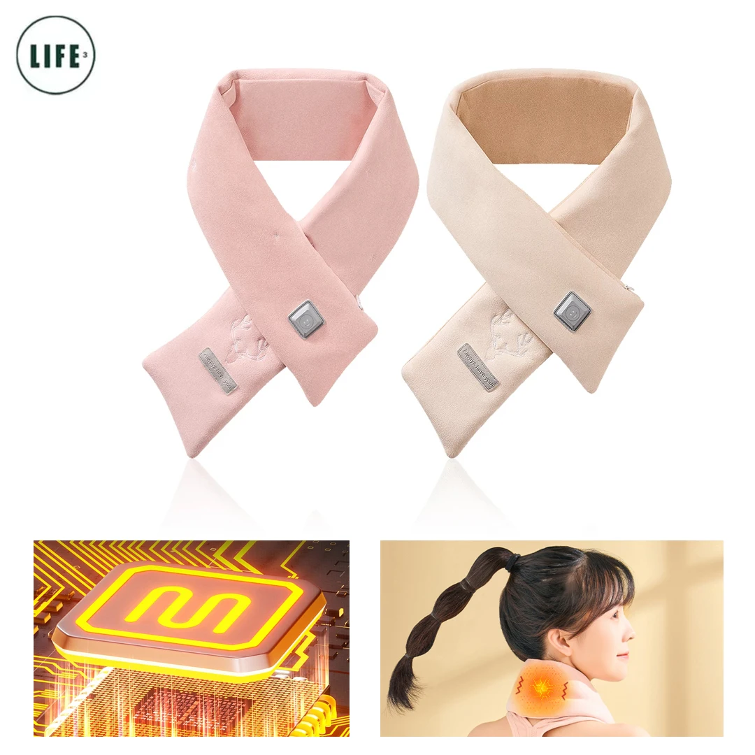 Heated Scarf Men Women Winter Warm Smart Constant Temperature Relax ...