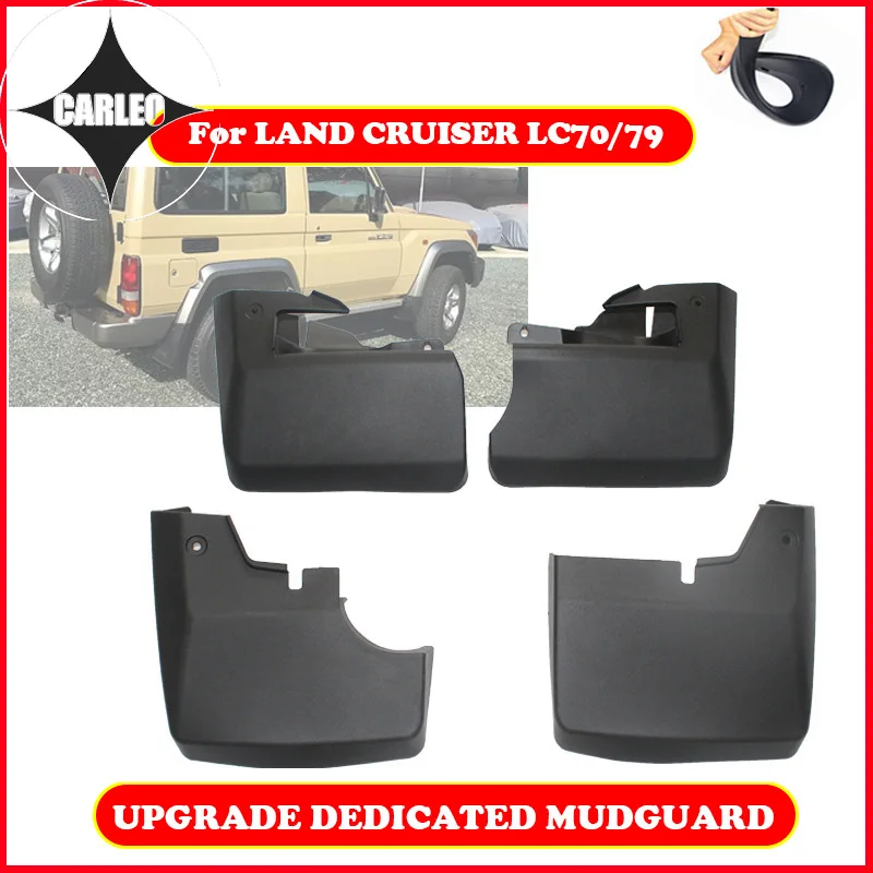Mudguard for Toyota Land Cruiser LC70 LC79 PVC Front & Rear Fender ...