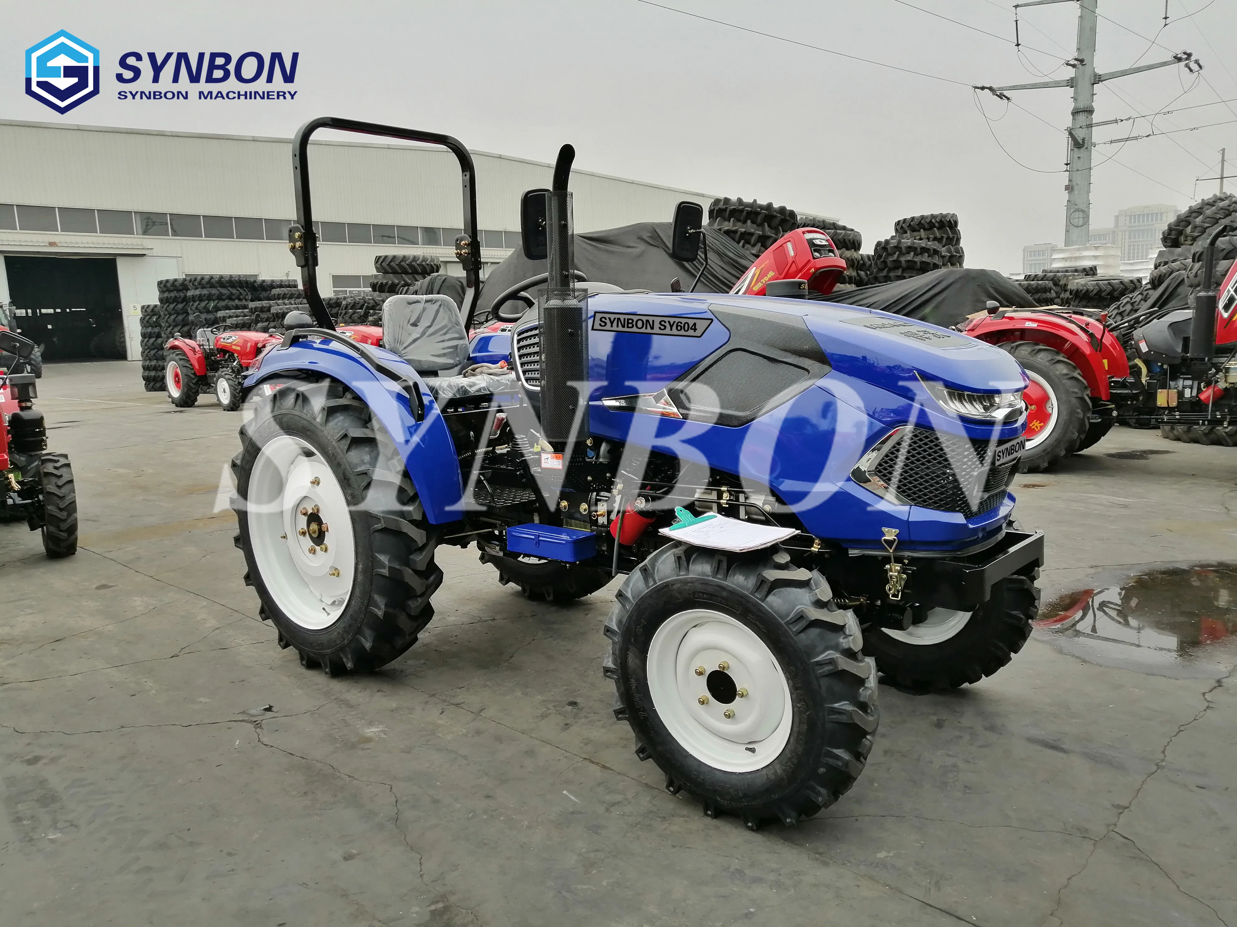 New-60HP-4WD-High-Power-Farm-Hydraulic-Multiple-Auxiliary-Tools ...