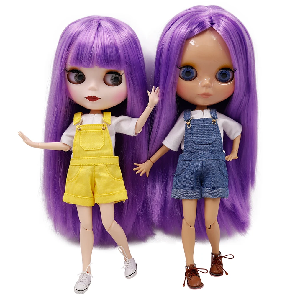 ICY DBS Blyth Doll 1/6 BJD White/Tan Skin 19 Joints Body Glossy/Frosted ...