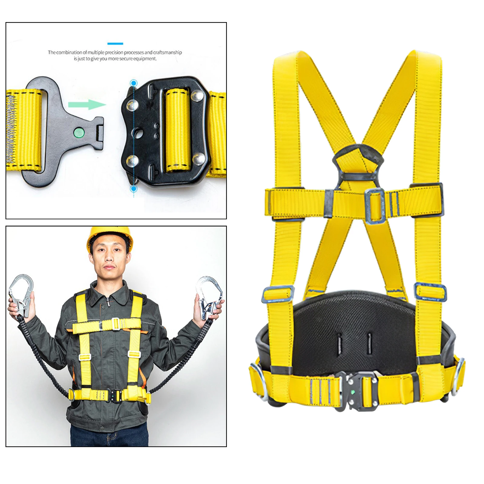 Safety Harness With Lanyard