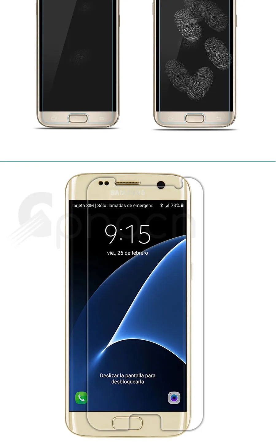 Закаленное стекло 9H для samsung Galaxy S7 S6 S5 S4 S3 mini samsung Note 5 4 3 Защитная пленка ...