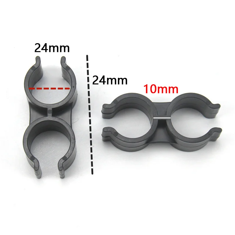 Pipe Double Plastic Pipe Clamp Connector Type H Pipe Clamp Connector Garden Water Connectors ...