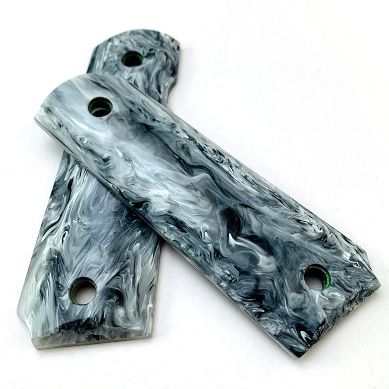 1Pair-Marble-Texture-Acrylic-Material-1911-Grips-Handle-Patches ...