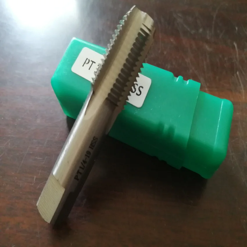 Free shipping Japanese standard 1pc HSS6542 made PT 1/8" Pipe Tap hss machine taps for pipes ...