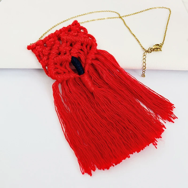 Macrame Necklace Chain | Macrame-design.com